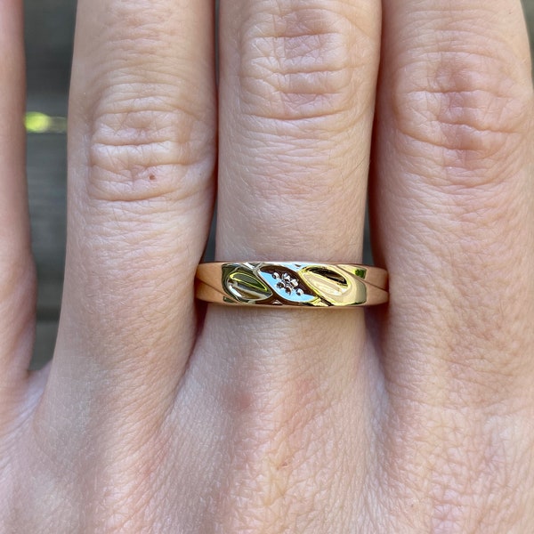 10k Gold Ring - Etsy