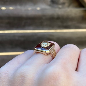 Vintage Solid 10k Yellow Gold 1960 Class Ring Size 5.25 Quality Fine ...
