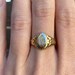 10K Gold "esc" Monogram Signet Ring, Size 8.75 - Etsy Canada