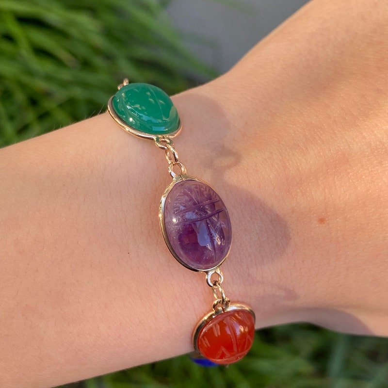 Scarab Bracelet - Etsy