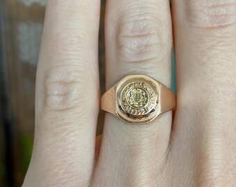 Vintage Solid 10k Yellow Gold 1947 Class Ring - Size 6.5 - Quality Fine ...