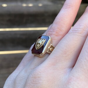 Vintage Solid 10k Yellow Gold 1960 Class Ring Size 5.25 Quality Fine ...
