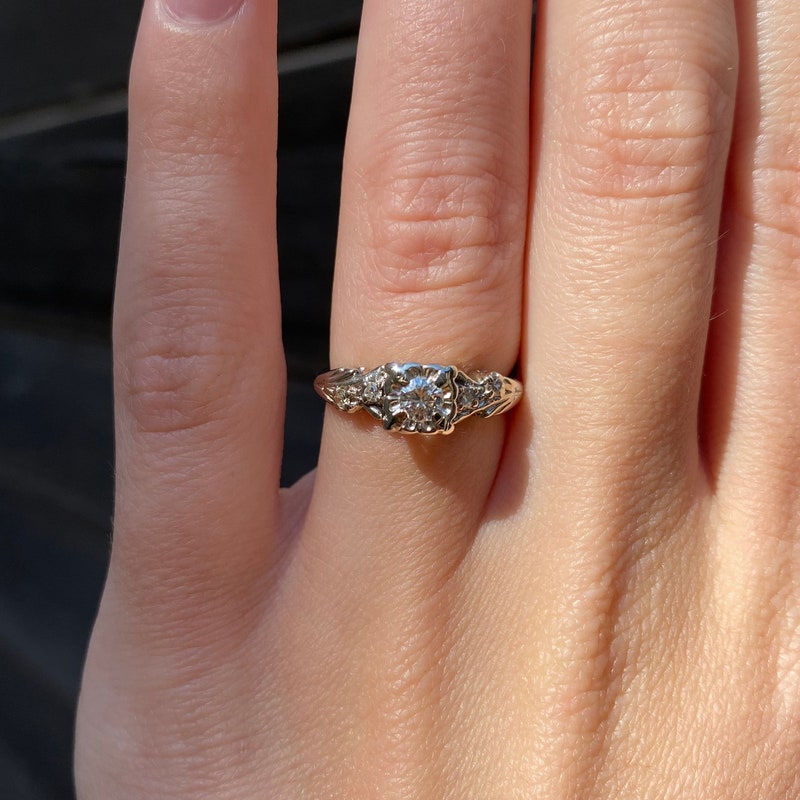 Estate Diamond Ring - Etsy