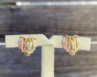 Vintage ca.1970 10K Yellow and Rose Gold Black Hills Diamond - Etsy