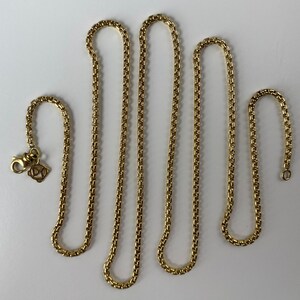 David Yurman Solid 18k Yellow Gold Long Rounded Box Chain Necklace - 32 ...