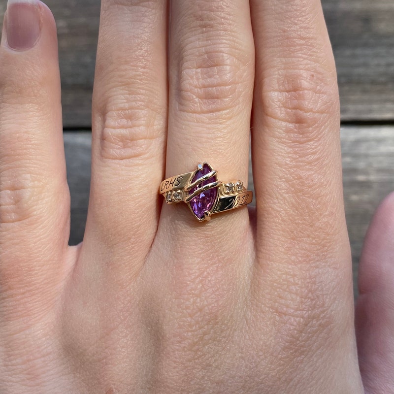 Pink Gold Rings - Etsy