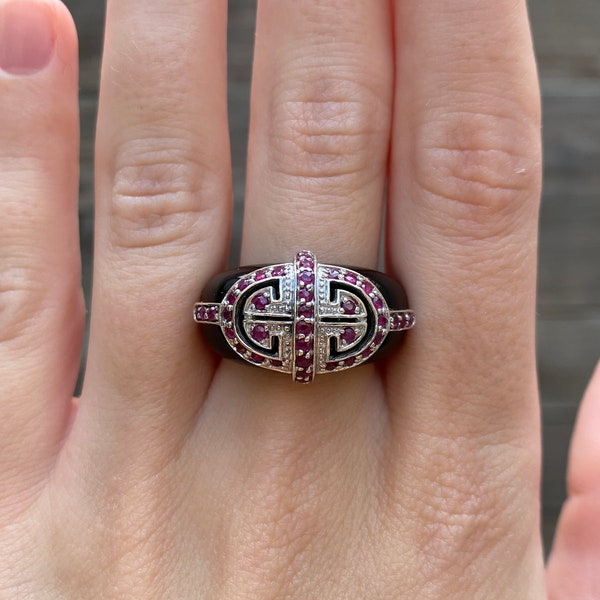 Gold Ring With Ruby - Etsy