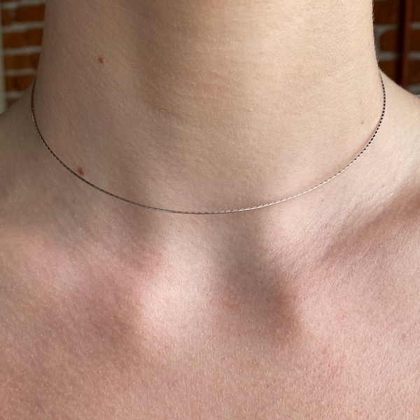 Wire Collar Necklace - Etsy