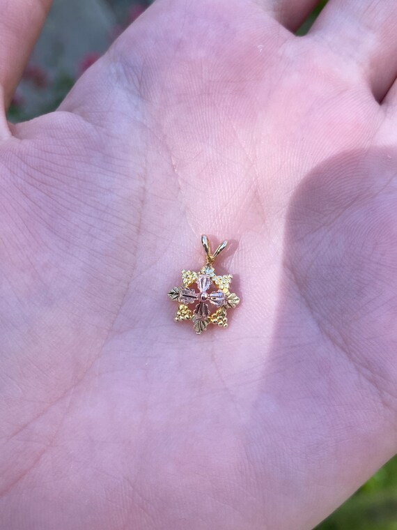 Vintage Solid 14k Black Hills Gold Charm Pendant for - Etsy