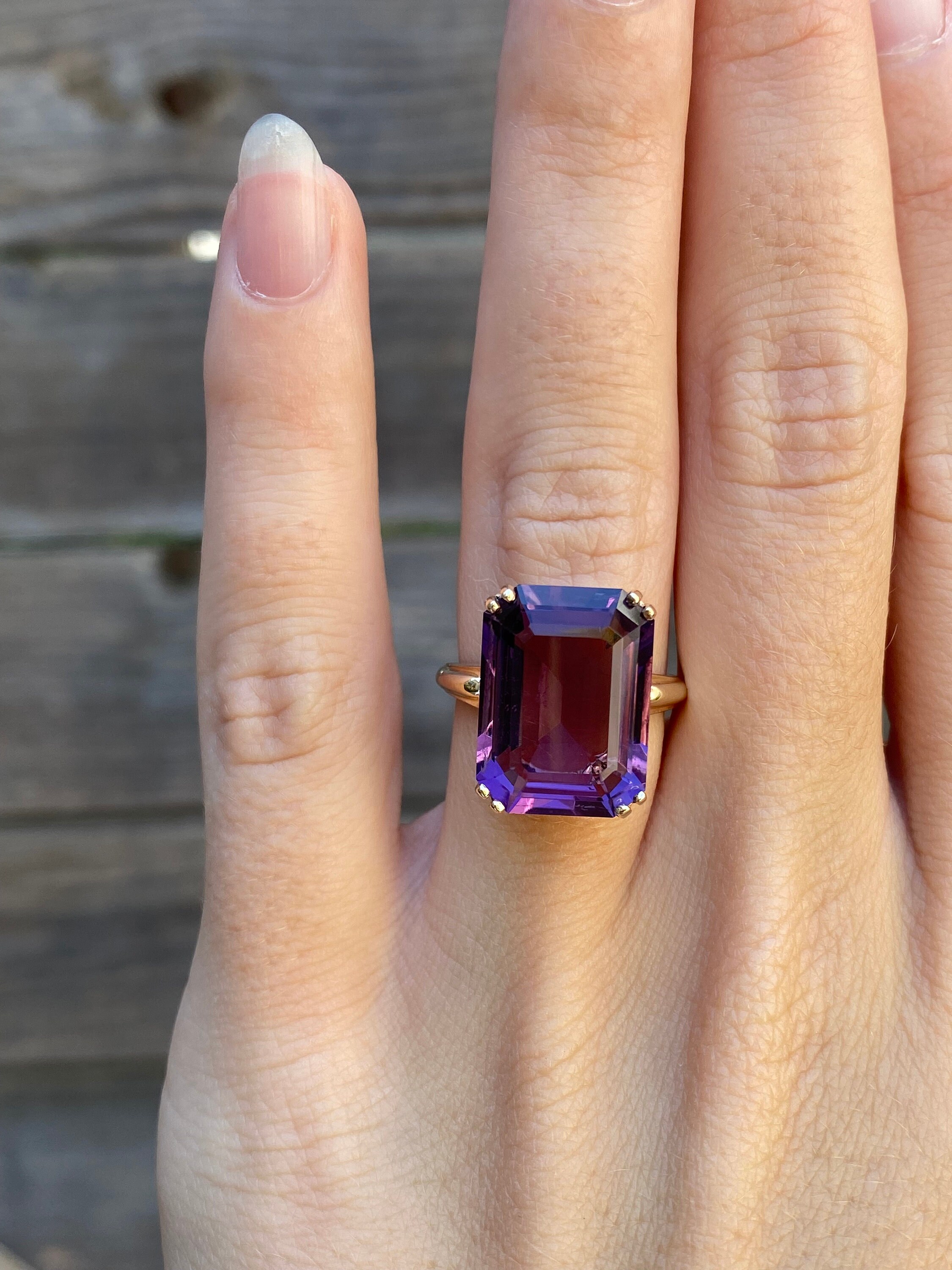 14k amethyst ring store
