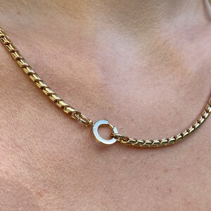 22 Gram Vintage Solid 9k Yellow Gold Chain Necklace 17.5 - Etsy