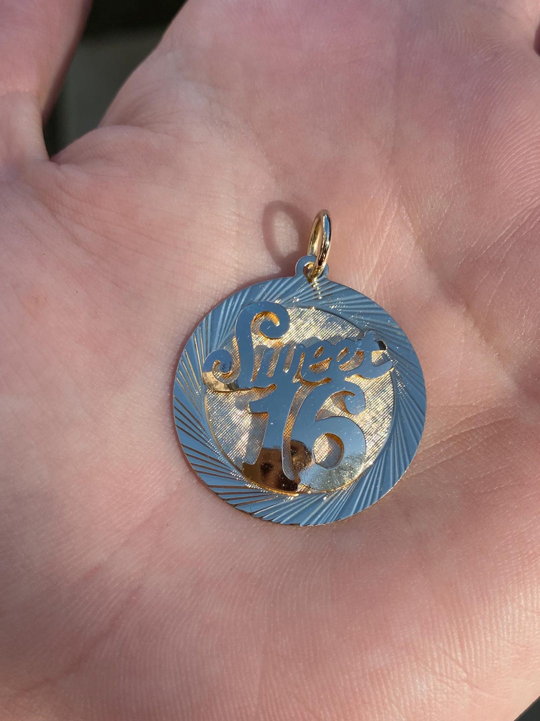 Vintage Solid 14k Sweet 16 Charm - Quality Estate Jewelry - Real ...