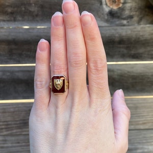 Vintage Solid 10k Yellow Gold 1960 Class Ring Size 5.25 Quality Fine ...