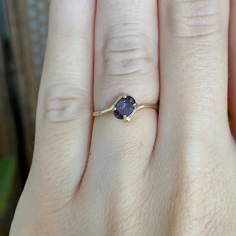 Estate Spinel Gold Ring - Etsy