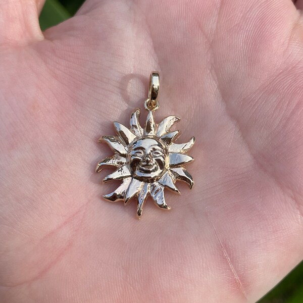 Sun Charm - Etsy