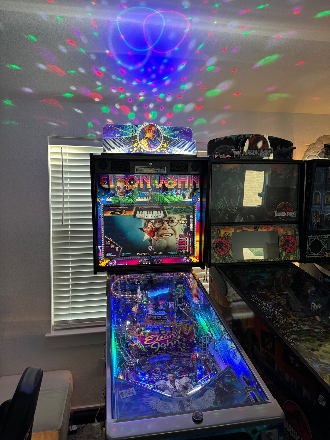 Interactive laser Light Show Topper for Elton John Platinum Pinball ...