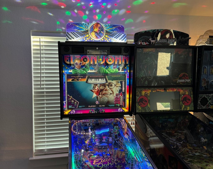 Interactive “laser” Light Show Topper for Elton John Platinum Pinball ...