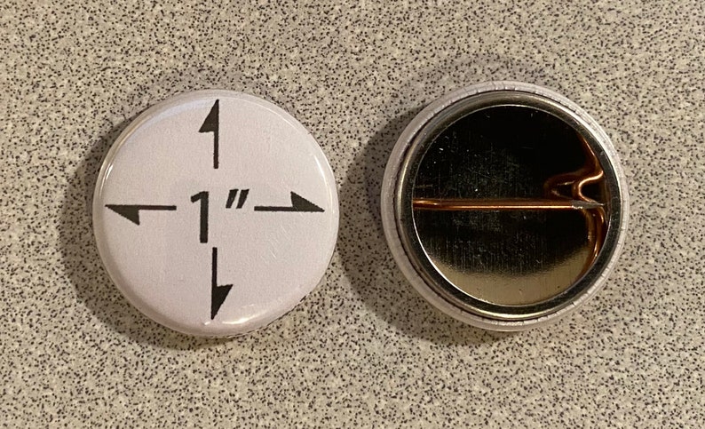 3 INTERNATIONAL HAZARD SYMBOL - Green Mini Buttons Pins - Flair ...