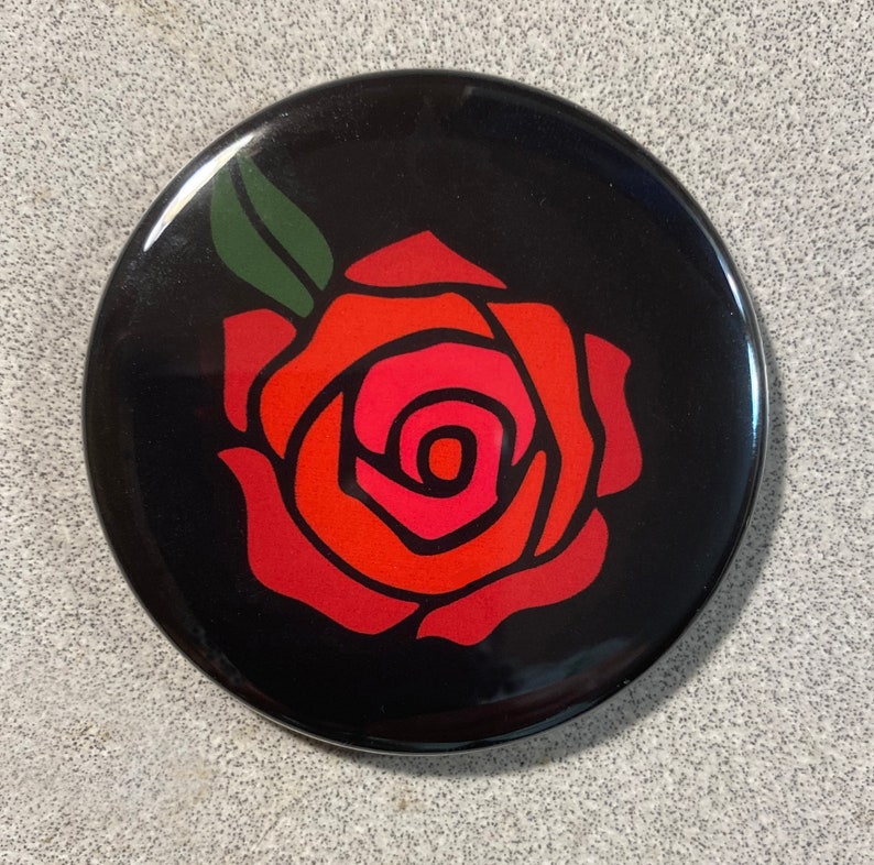 DSA Democratic Socialists of America 2 1/4 Red Rose - Etsy UK