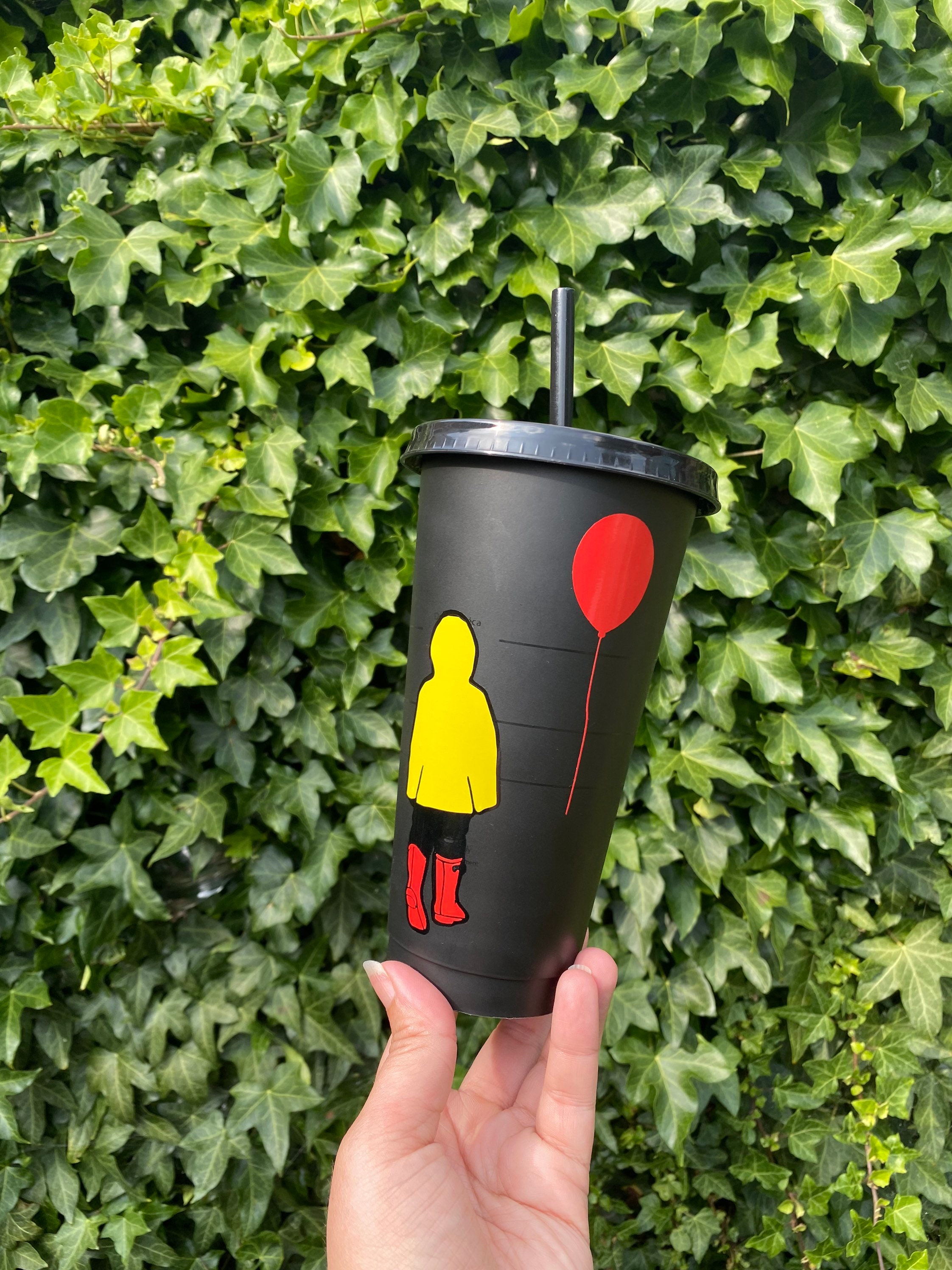 Pennywise Starbucks Cold Cup Pennywise Horror Pennywise - Etsy Ireland