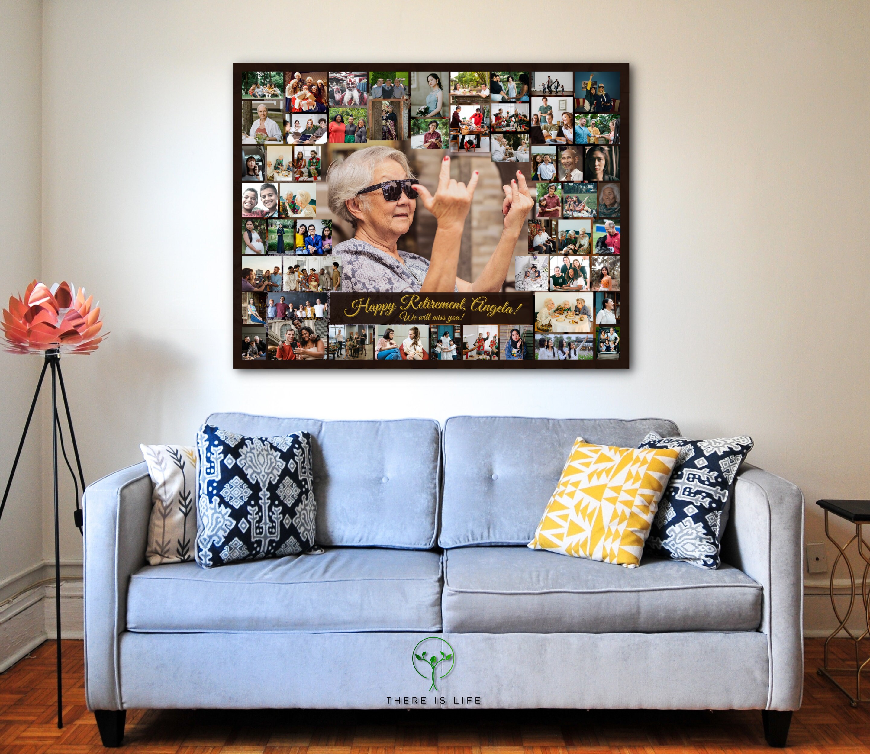Custom Photo Collage Retirement Party Digital or Printed Wall - Etsy UK