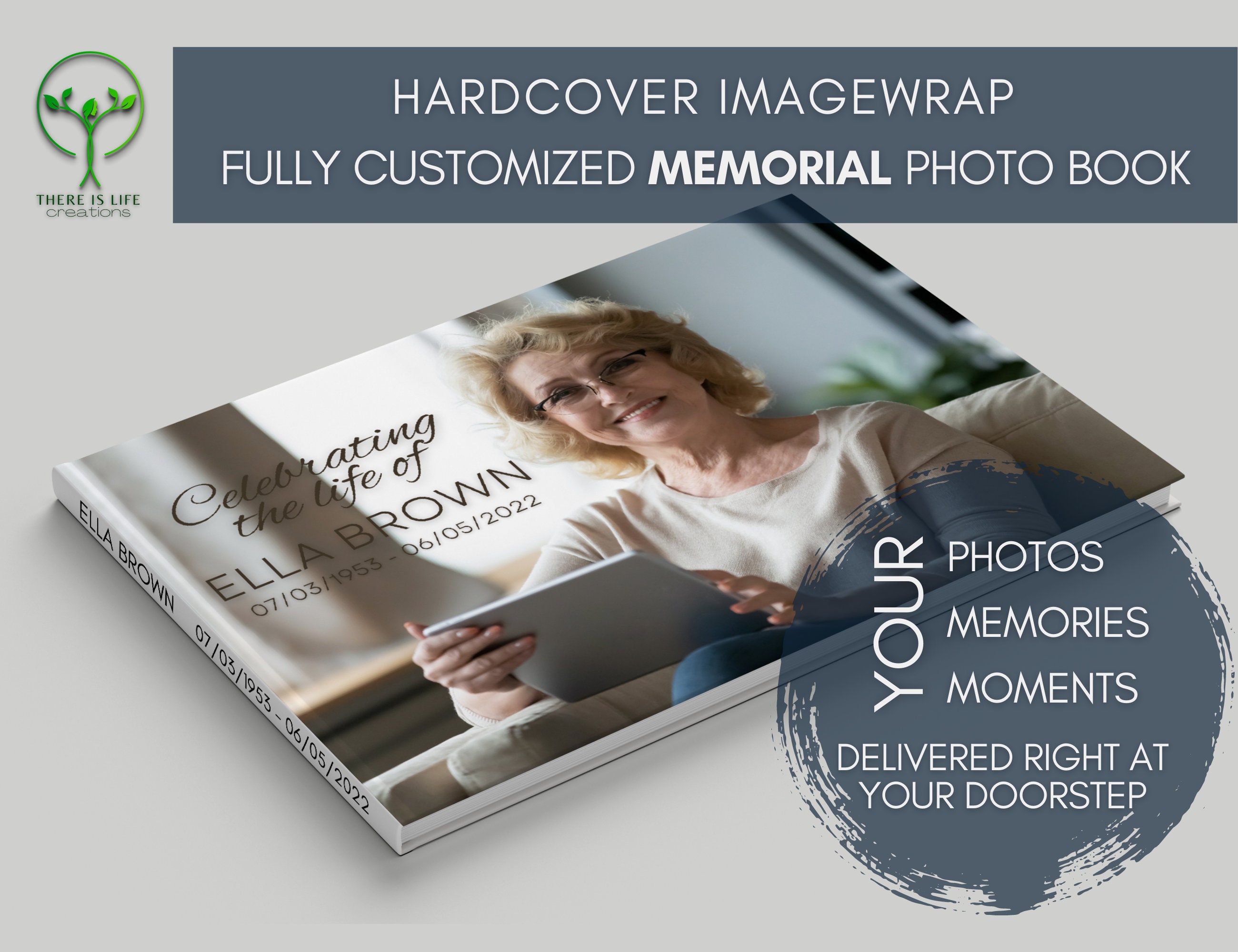 Custom Memorial Photo Book / Personalized Memorial Photo Album | Etsy