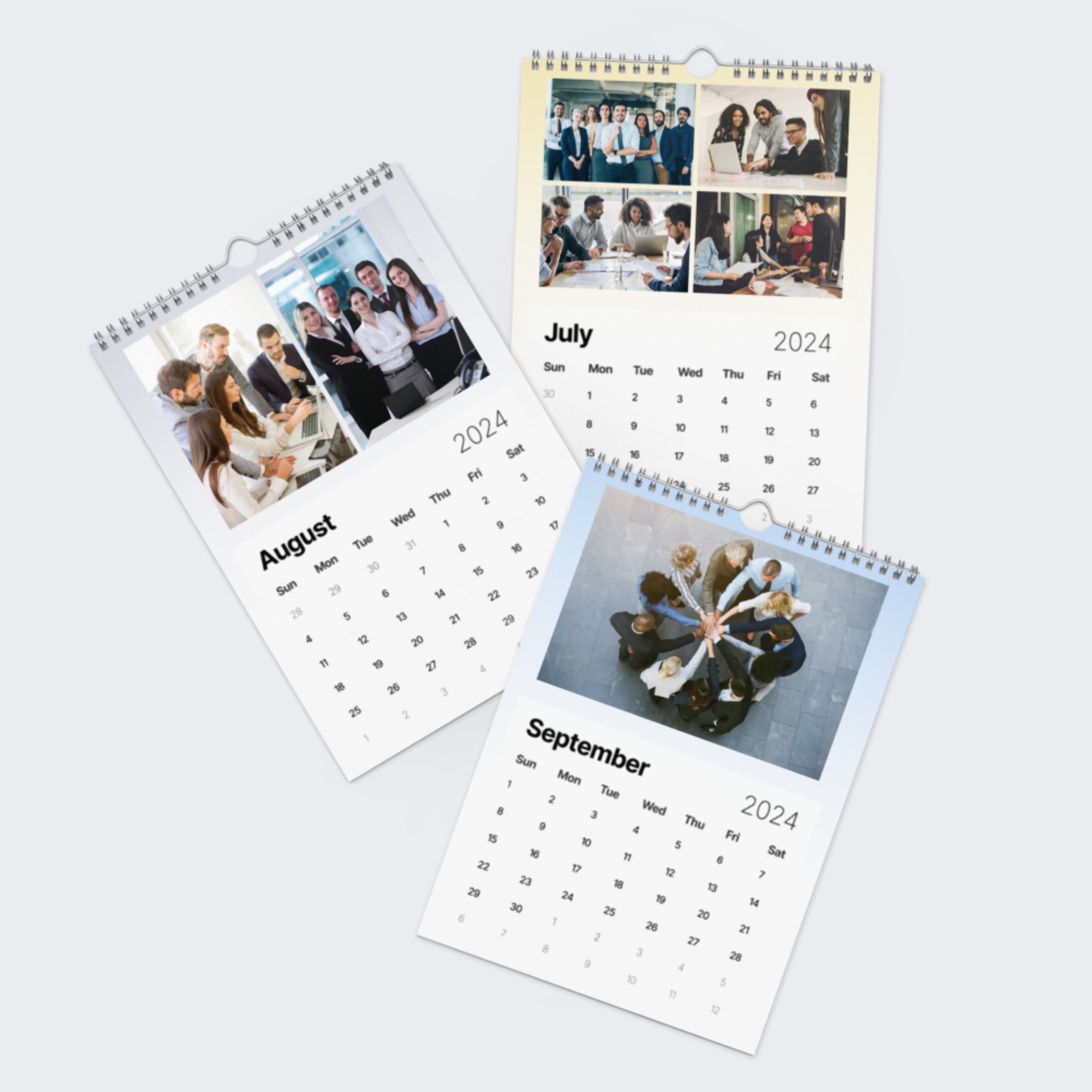 2024 Custom Retirement Photo Collage Wall Calendar / Wall Decor ...