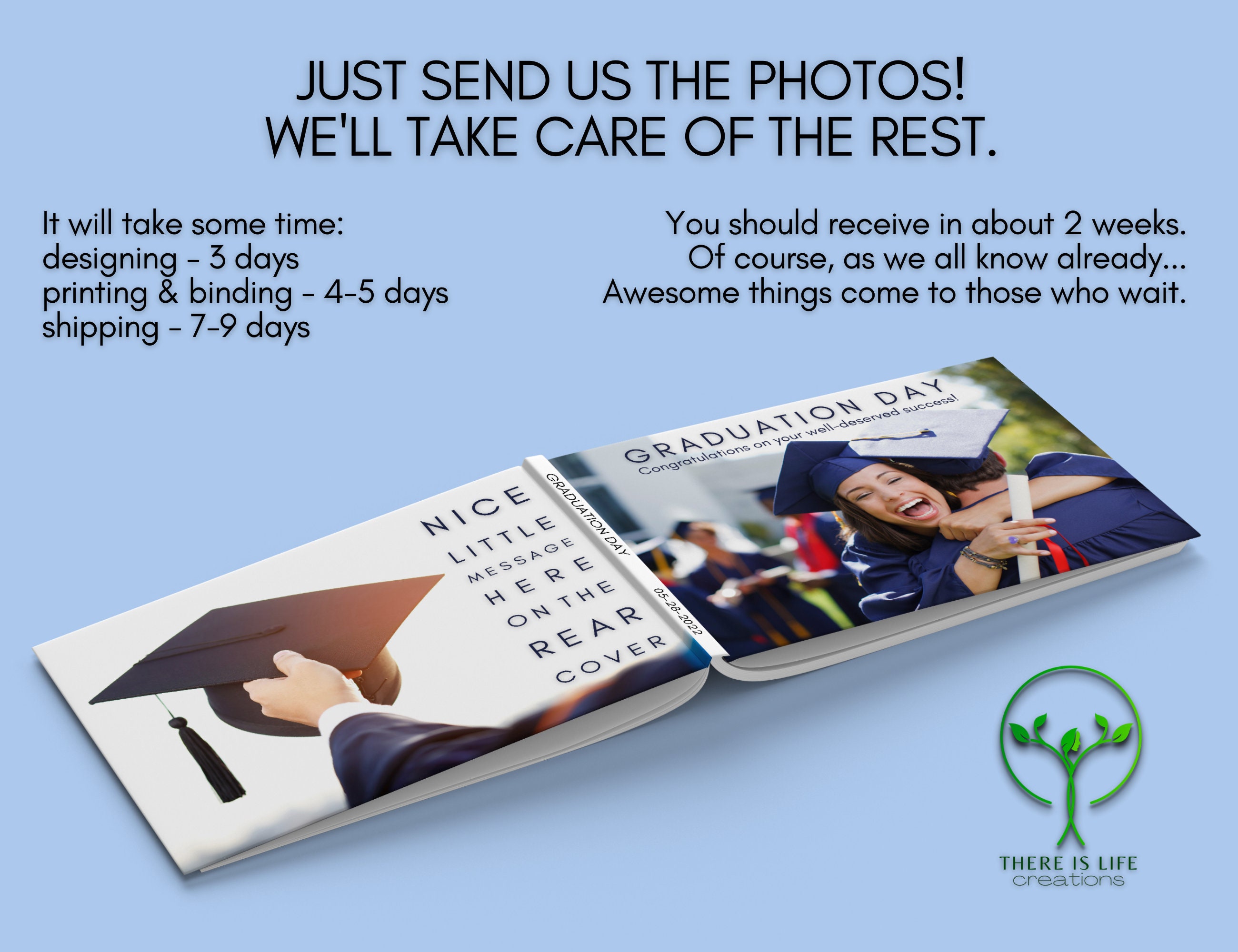 Custom Graduation Photo Book Hardcover / Personalized Photo - Etsy