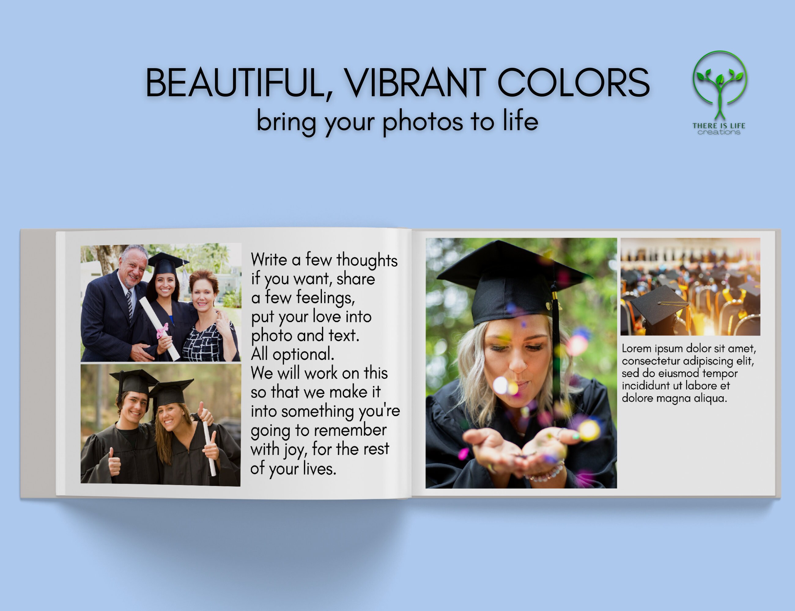 Custom Graduation Photo Book Hardcover / Personalized Photo Album ...
