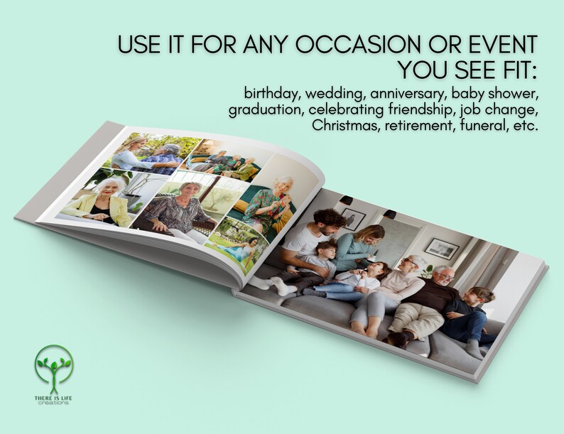 Custom Memorial Photo Book / Personalized Memorial Photo Album Loss of ...