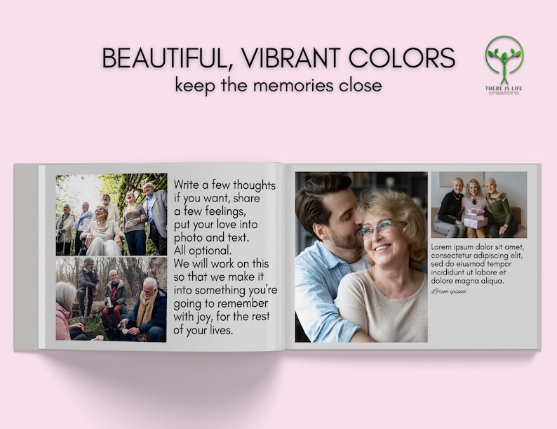 Custom Memorial Photo Book / Personalized Memorial Photo Album Loss of ...