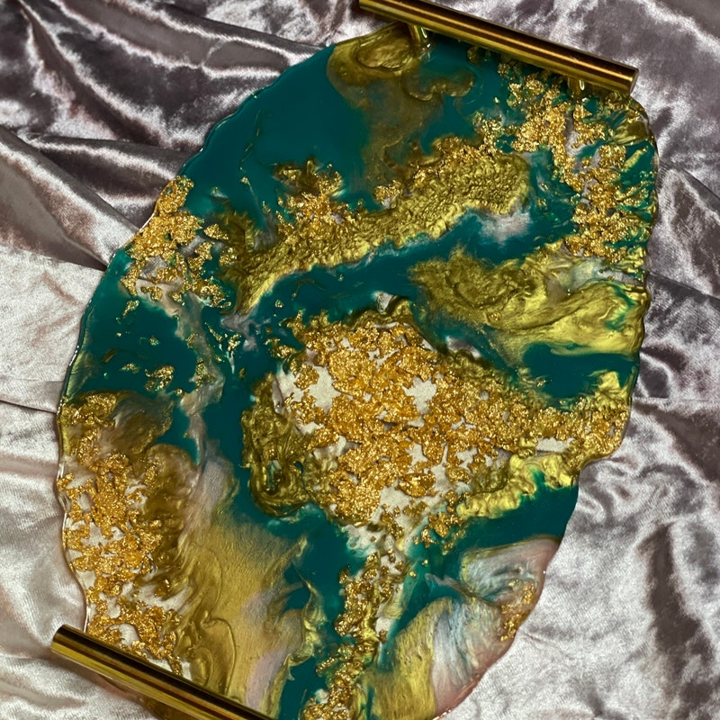 Geode Resin Tray - Etsy