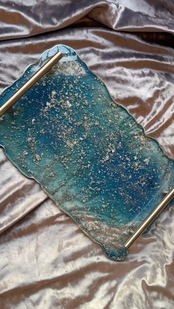 Rectangle Resin Tray Ready Made Premade Serveware Serving - Etsy UK