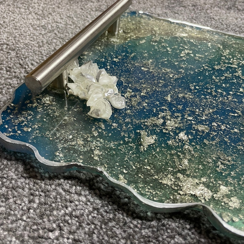 Resin Serving Tray - Etsy