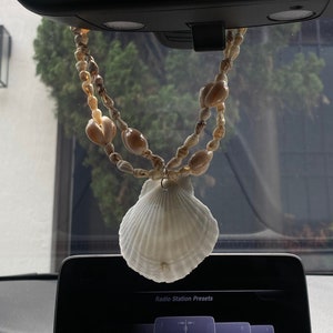 Shell Seashell Rear View Mirror Car Accessory L Summer Shell Rear View ...