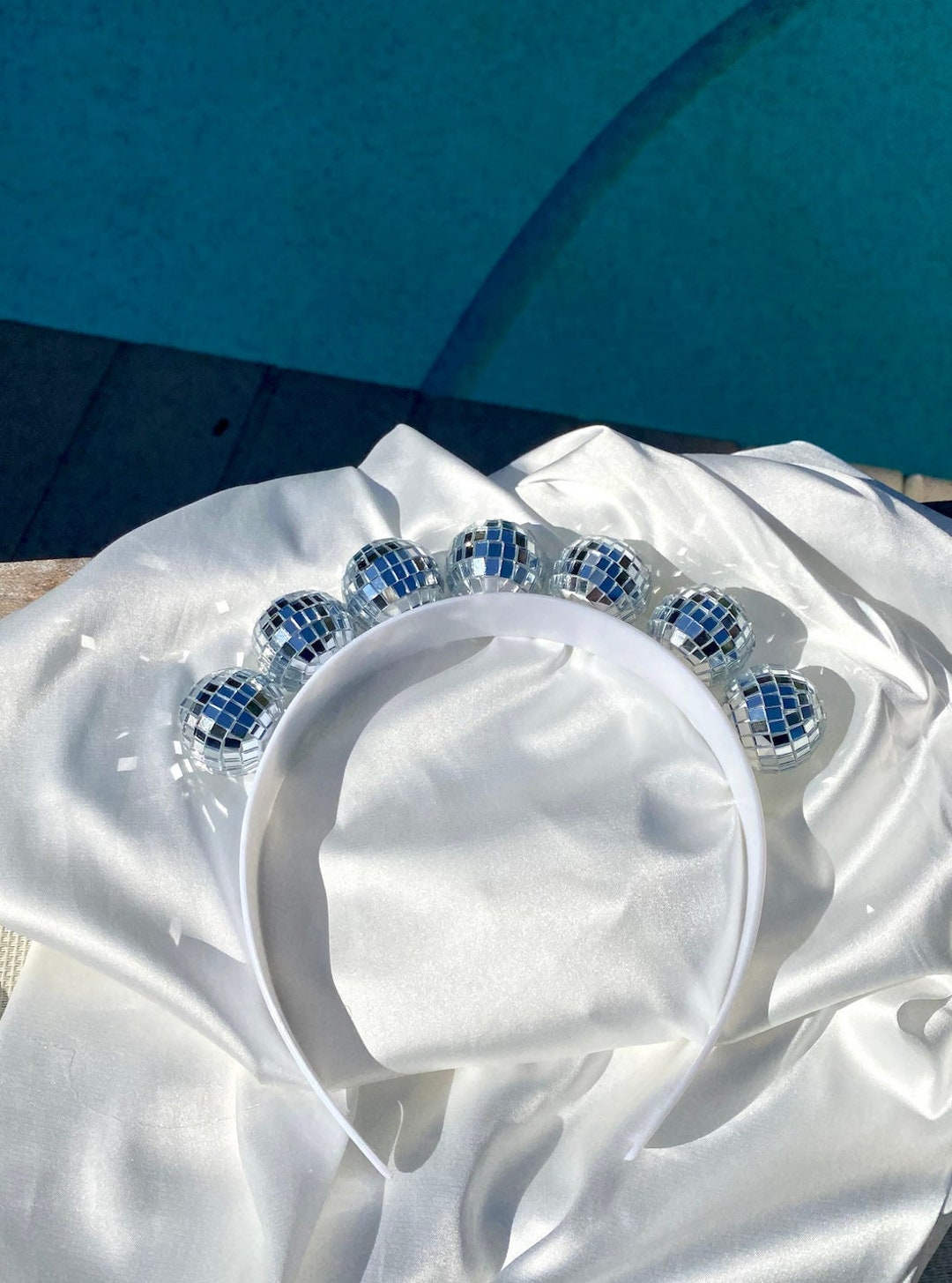 Disco Concert Party Headband L Handmade Festival Disco Party Headband L ...