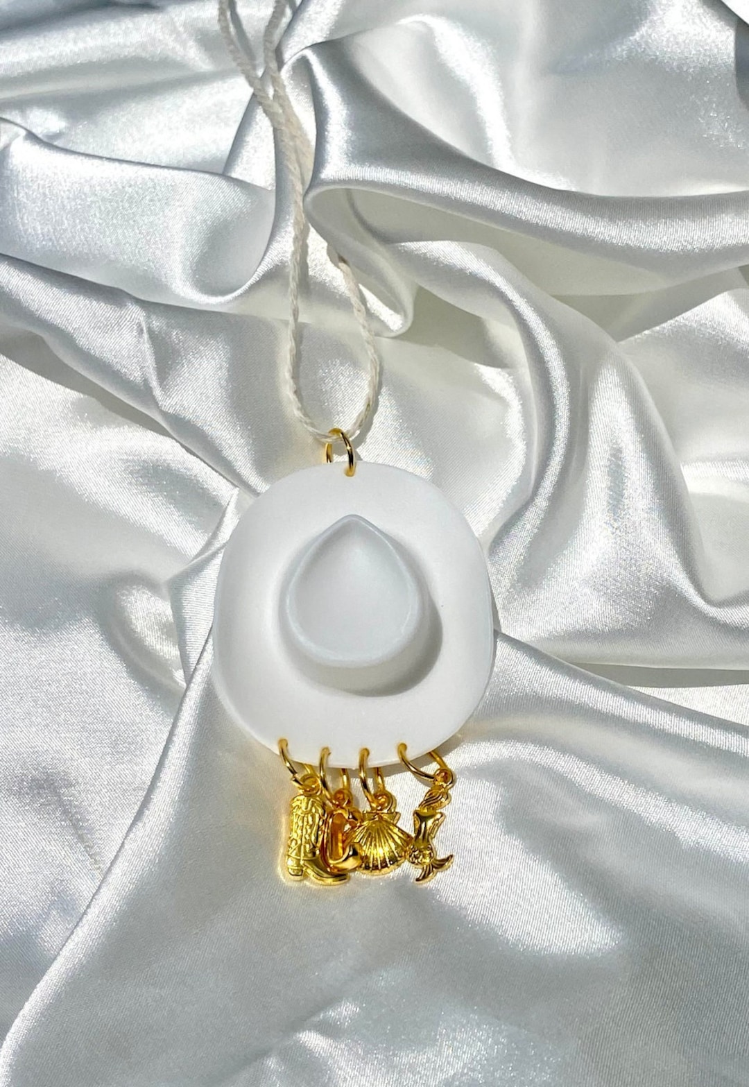 Custom Coastal Cowgirl Charms Rear View Mirror Car Accessory L Coastal ...