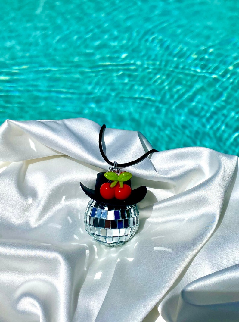 Cherry Disco Cowboy Black Hat Rear View Mirror Car Accessories - Etsy