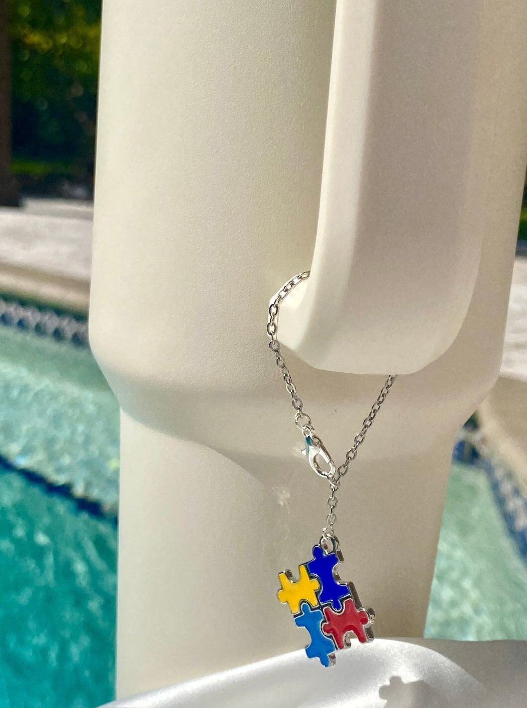 Autism Awareness Tumbler Cup Charm L Autism Awareness Tumbler Cup ...