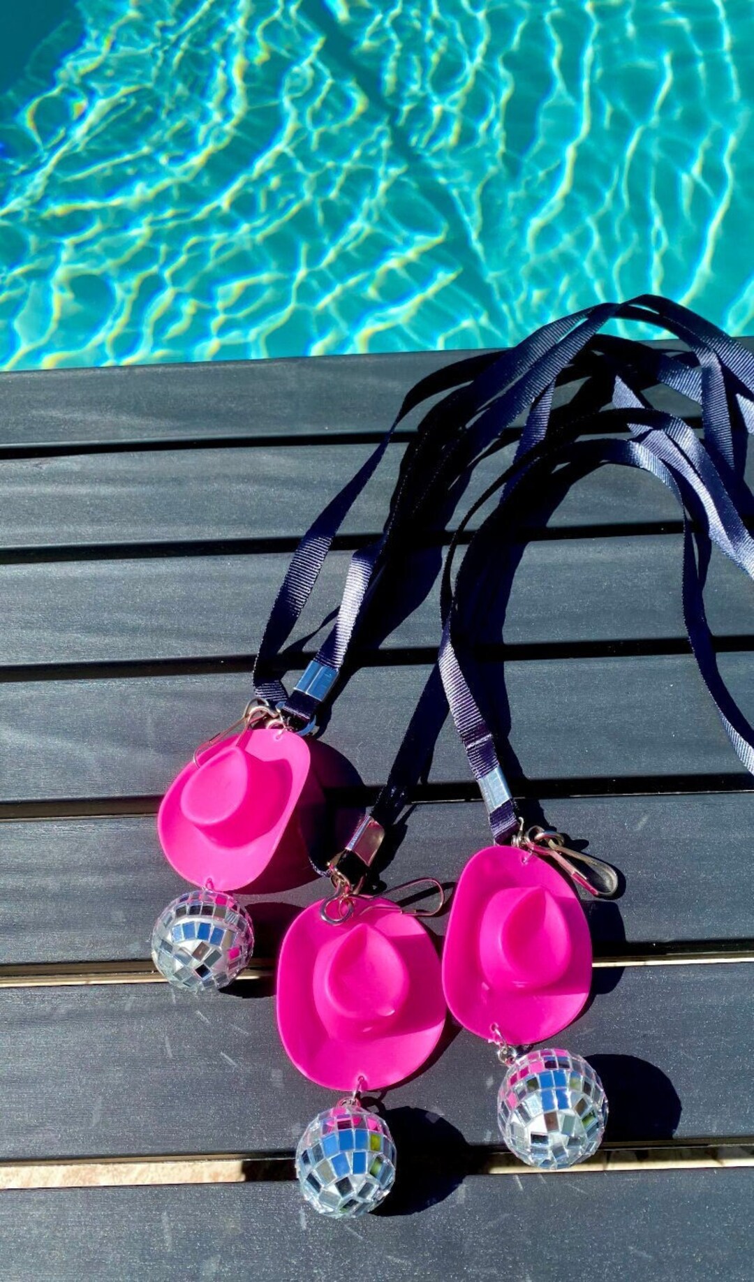 Lanyard Disco Cowboy Necklace L Lanyard for Teachers L Lanyard for ...