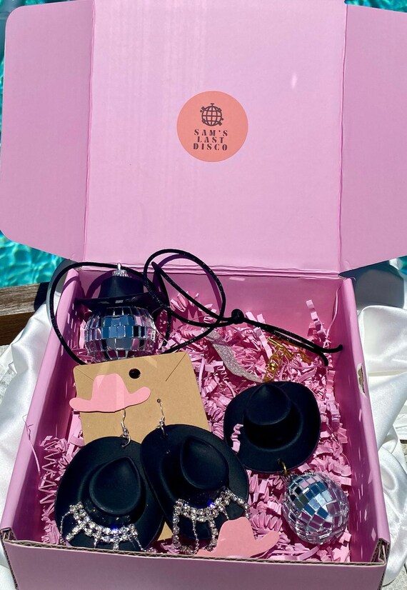 Custom Disco Cowboy Gift Box L Personalized Last Rodeo Gift - Etsy