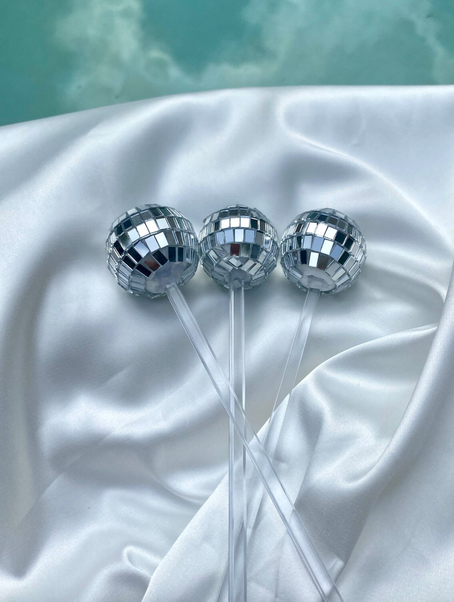 Disco Ball Drink Stirrer L Drink Disco Stirrers L Disco Party Decor L ...