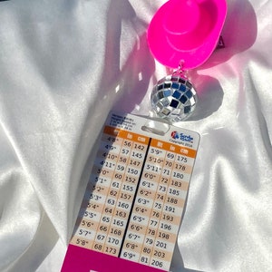 Disco Pink Cowboy Hat Nurse Health Care Worker Badge Reel L Disco ...