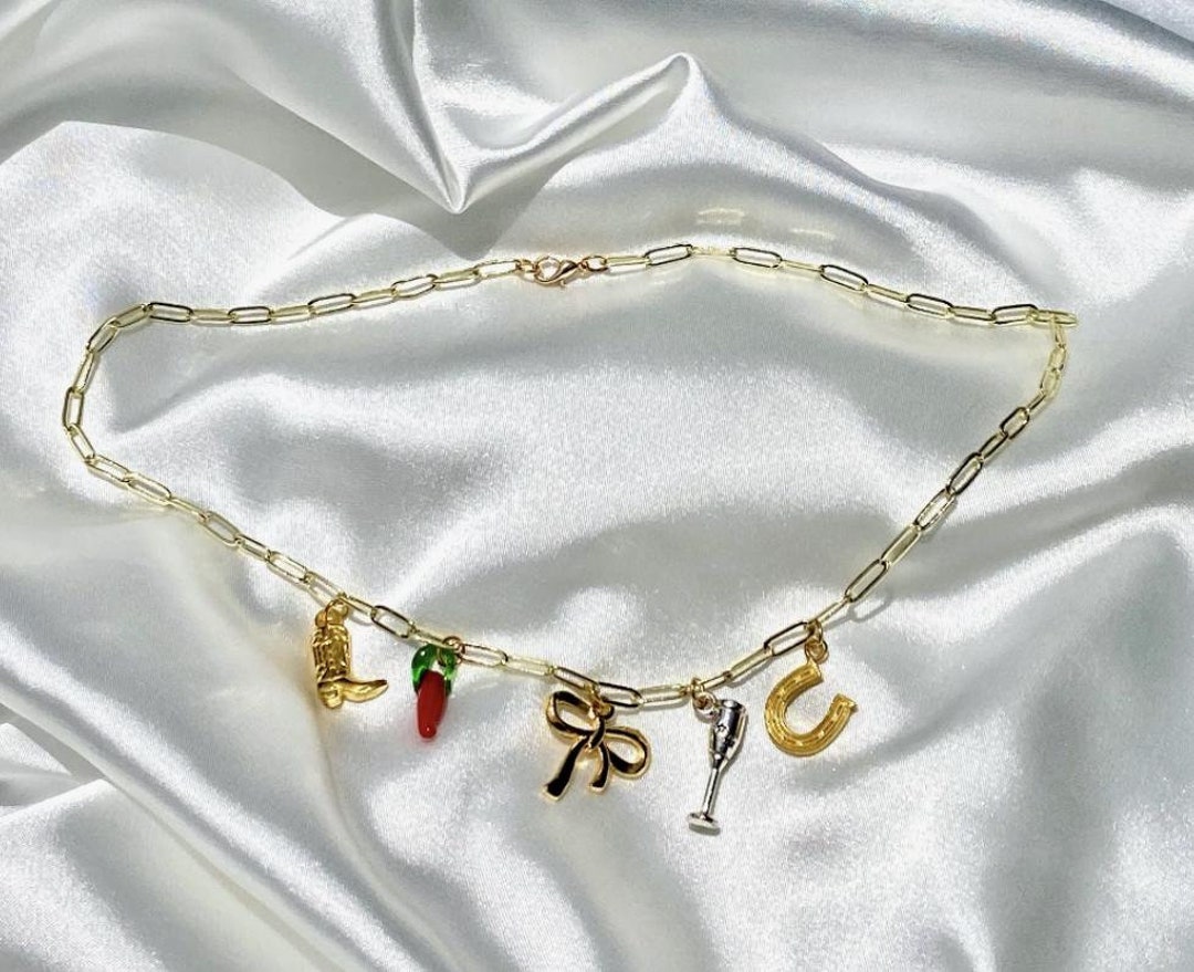 Build Your Own Custom Gold Charm Necklace L Pick the Charms ...