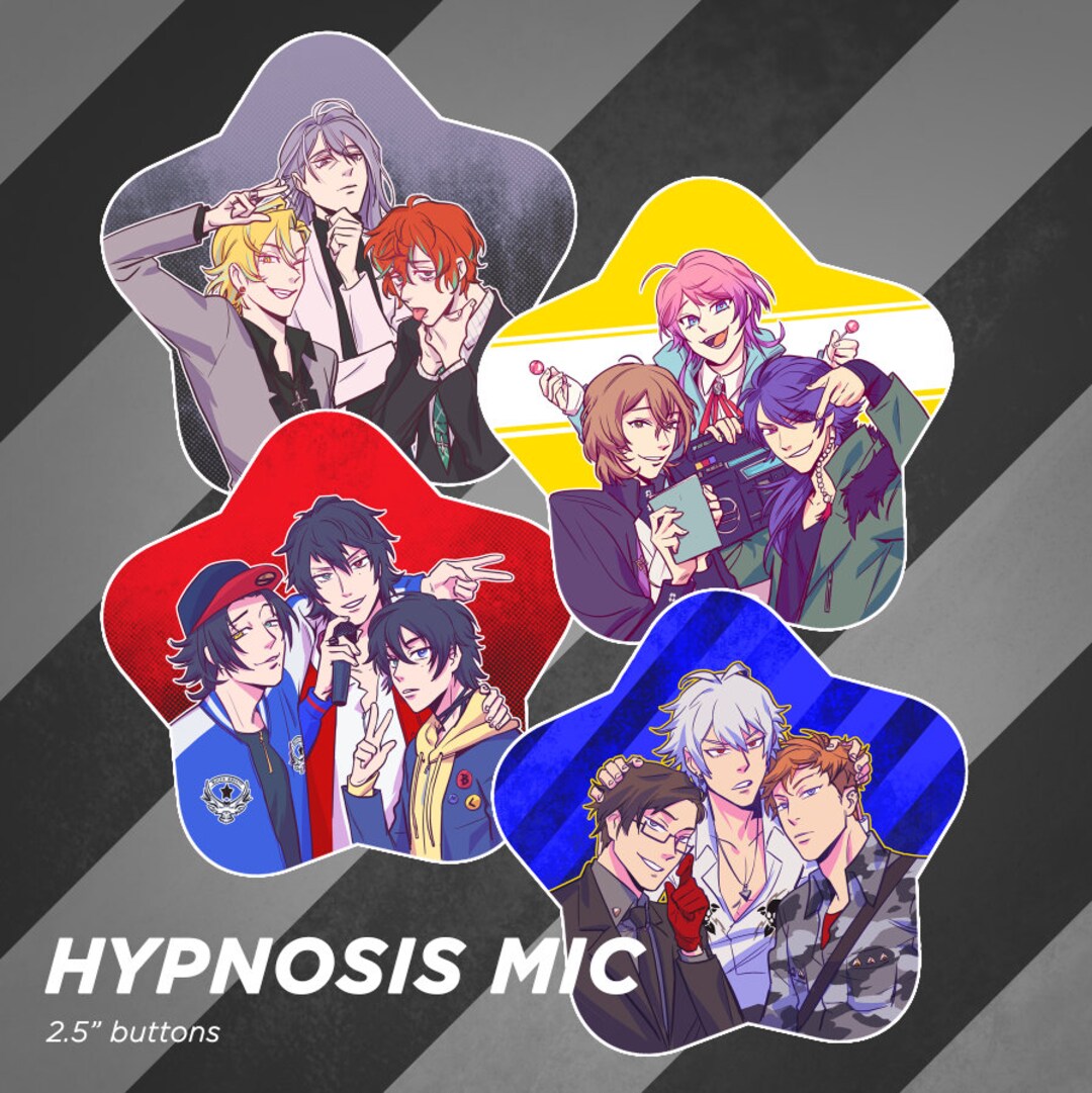 Hypnosis Microphone Star Badges - Etsy