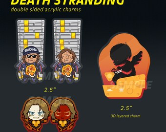 Death Stranding Sam + Higgs Acrylic Keychains - Etsy