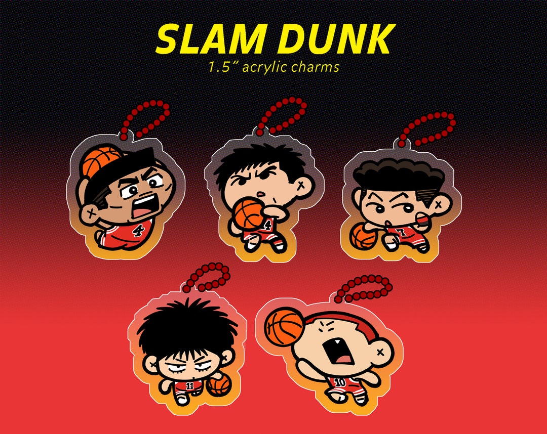 SLAM DUNK Acrylic Charms - Etsy