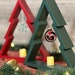 Handcrafted Wood Christmas Tree: Holiday Home Decor - Etsy