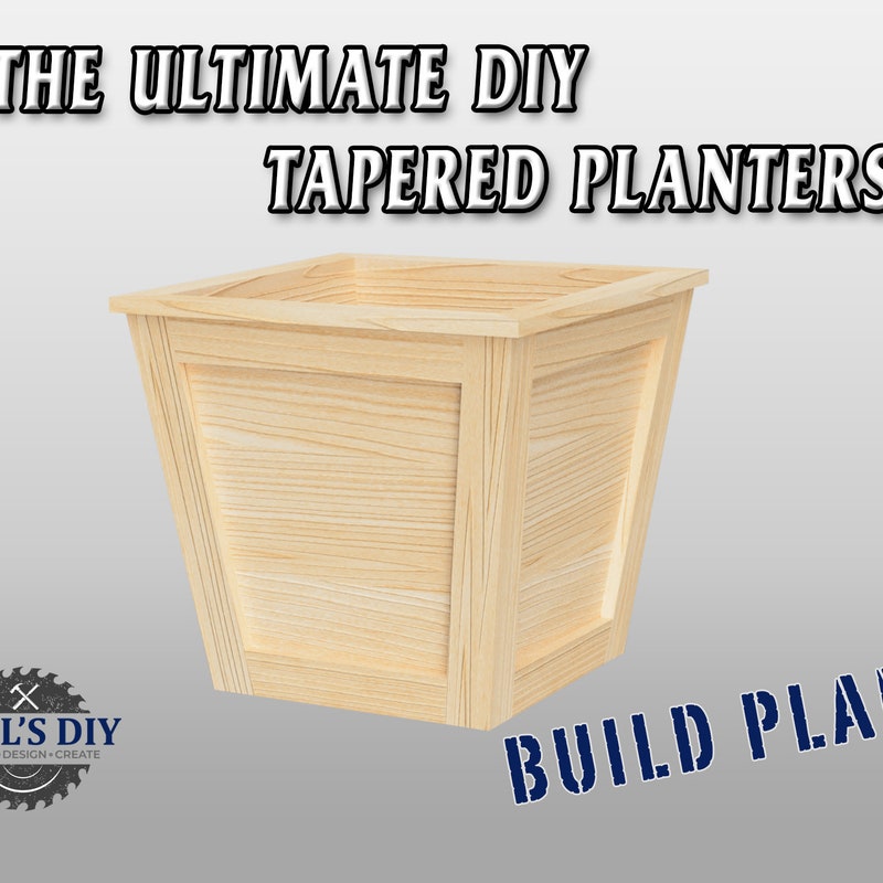 Outdoor Tapered Planters - Etsy