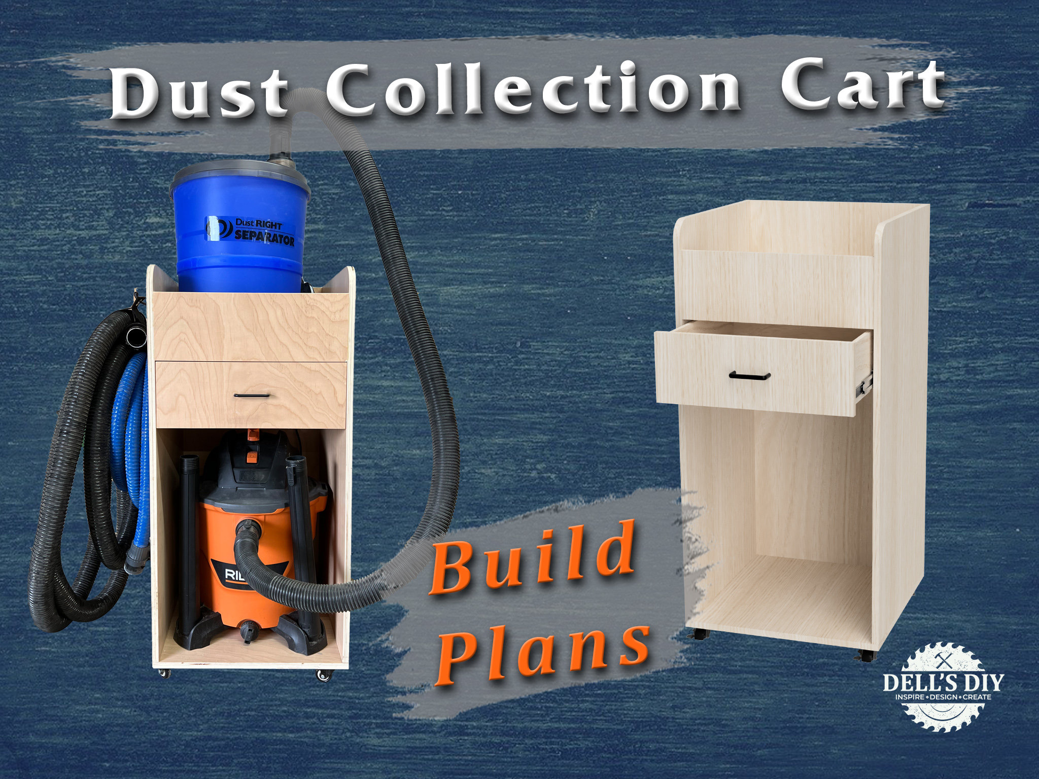 Mobile Dust Collection Cart Build Plans-instant Download - Etsy